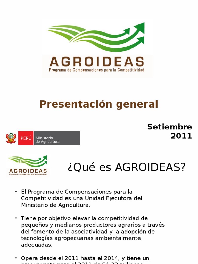 Agroideas - AMPE | PDF | Economias | Agricultura