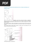 Sciography in Architecture | PDF | Shape | Shadow