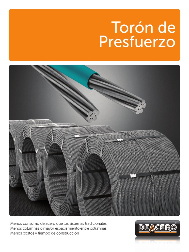 Torones de Preesfuerzo de Acero | PDF
