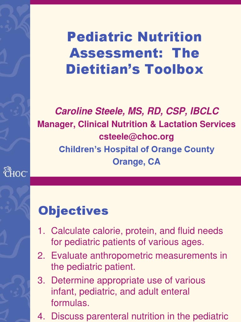 Pediatric Nutrition Assessment | Body Mass Index | Milk