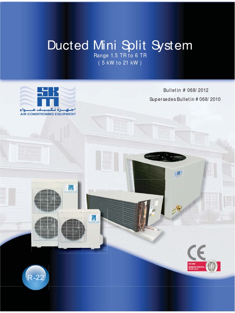 Ducted Split ACs | PDF | Air Conditioning | Gas Compressor