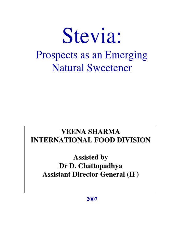 Food Safety Stevia | PDF | Sugar Substitute | Chromatography