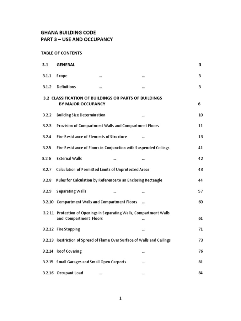 Ghana Building Code - Part 03 PDF | PDF | Drywall | Wall