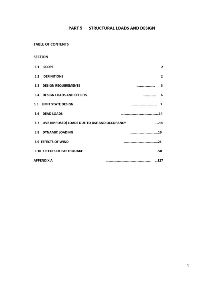 Ghana Building Code - Part 05 PDF | PDF | Structural Load | Crane (Machine)