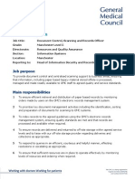 Records Officer Job Description | PDF | Career & Growth | Art
