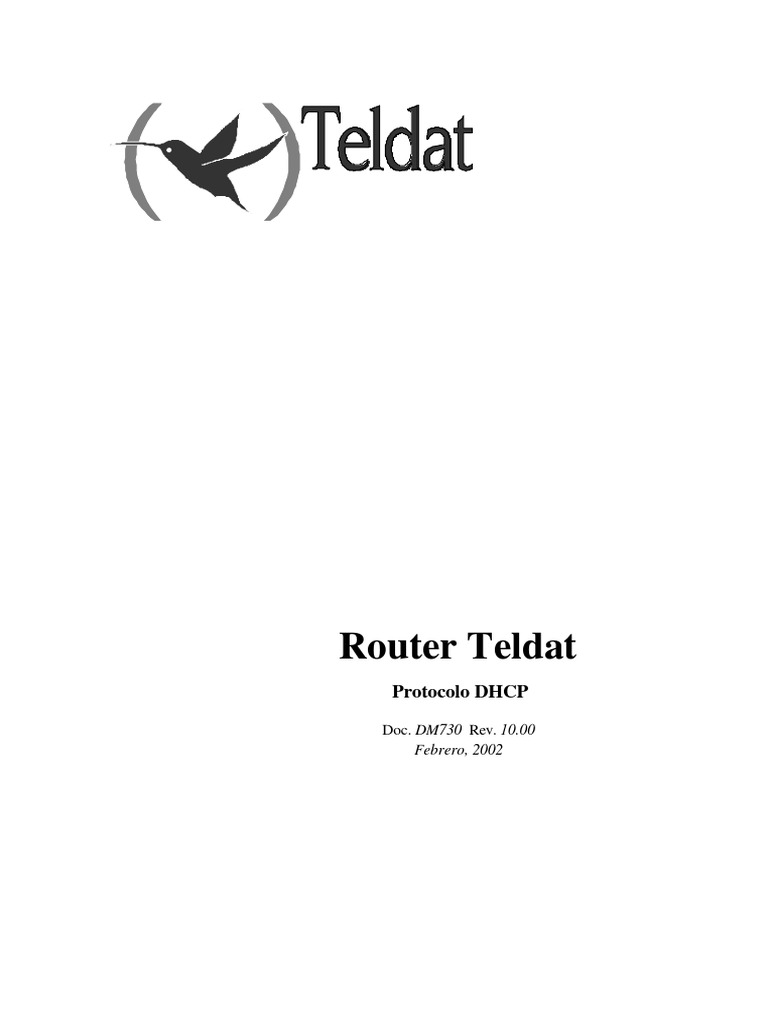 Teldat Dm730v10 Protocolo DHCP | PDF | Dirección IP | sistema de nombres de dominio