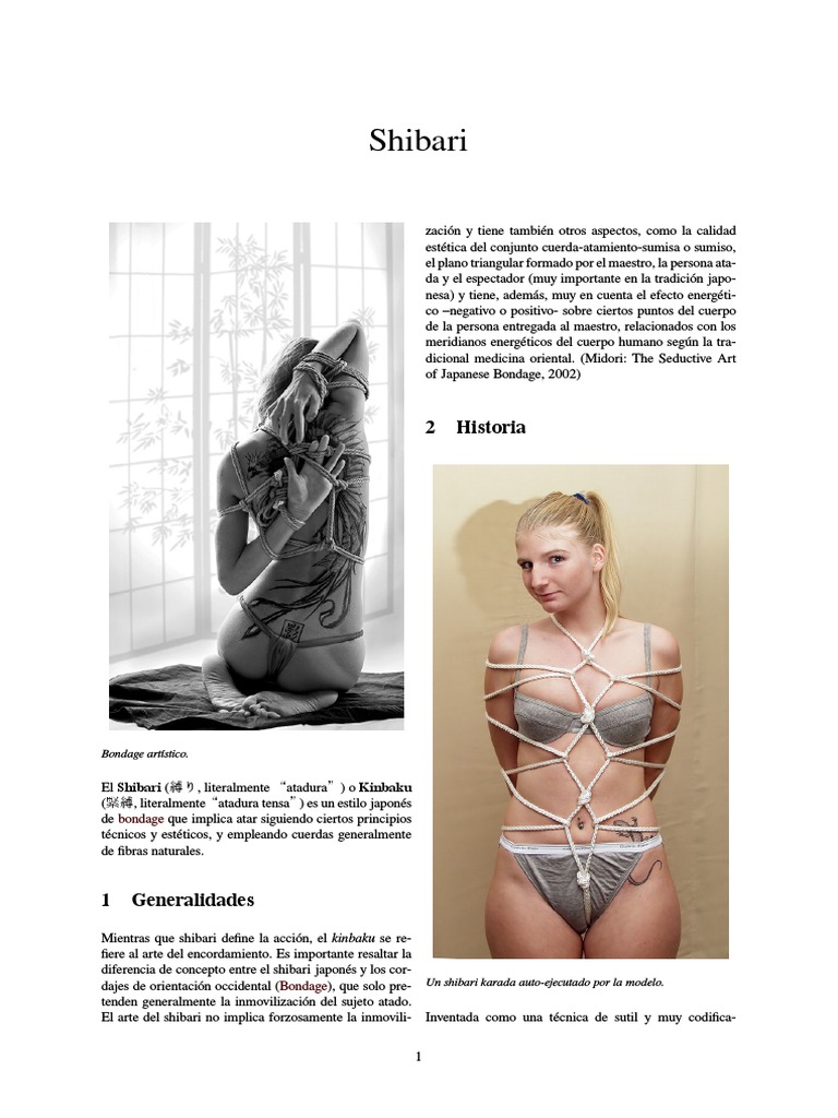 Shibari | PDF | Yamato People | La servidumbre bdsm
