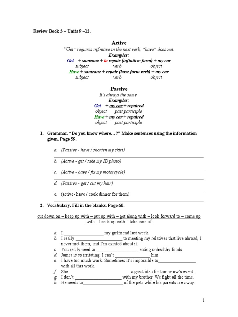 Interchange Third edition Review Book 3 - Units 9-12 With Explanations ...