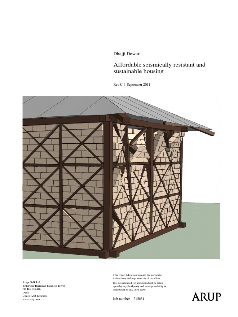 Arup International Development Report Dhajji Dewari 2011-10-09 | PDF ...