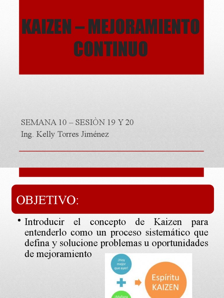 Semana 10 - Kaizen - Mejoramiento Continuo | Descargar gratis PDF ... Semana 10 - Kaizen - Mejoramiento Continuo | Descargar gratis PDF ...