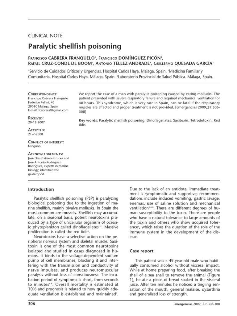 Saxitoxina | PDF | Medical Specialties | Medicine
