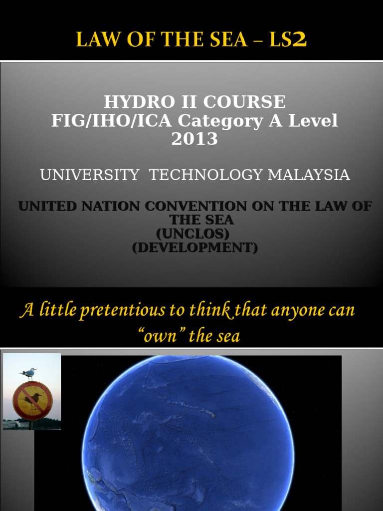 UNCLOS | PDF | Territorial Waters | United Nations Convention On The ...