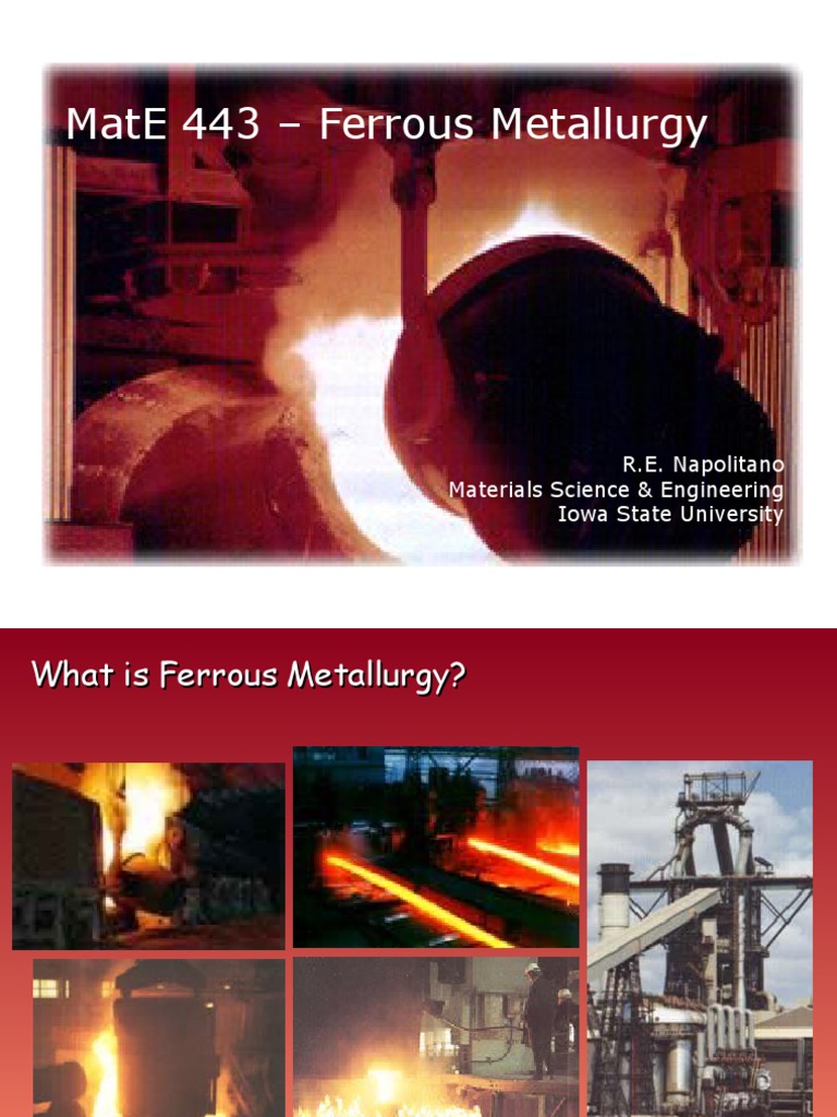 Lecture-1 - Introduction IRON and STEEL | PDF | Heat Treating | Metallurgy