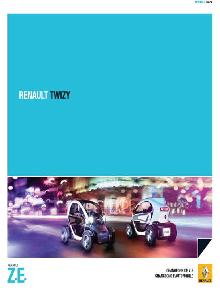 Renault Twizy | PDF | Automobiles | Véhicules