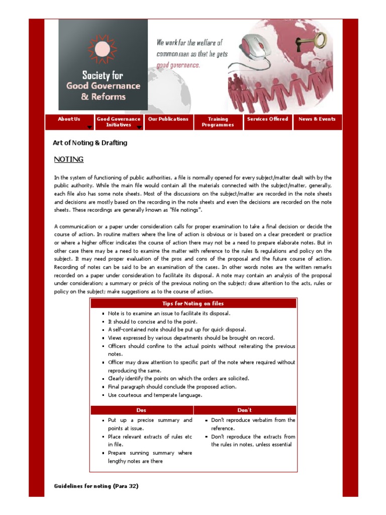 Art of Noting & Drafting | PDF | Postage Stamp | Mail