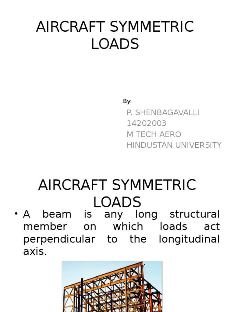 Aircraft Symmetric Loads | PDF | Bending | Materials