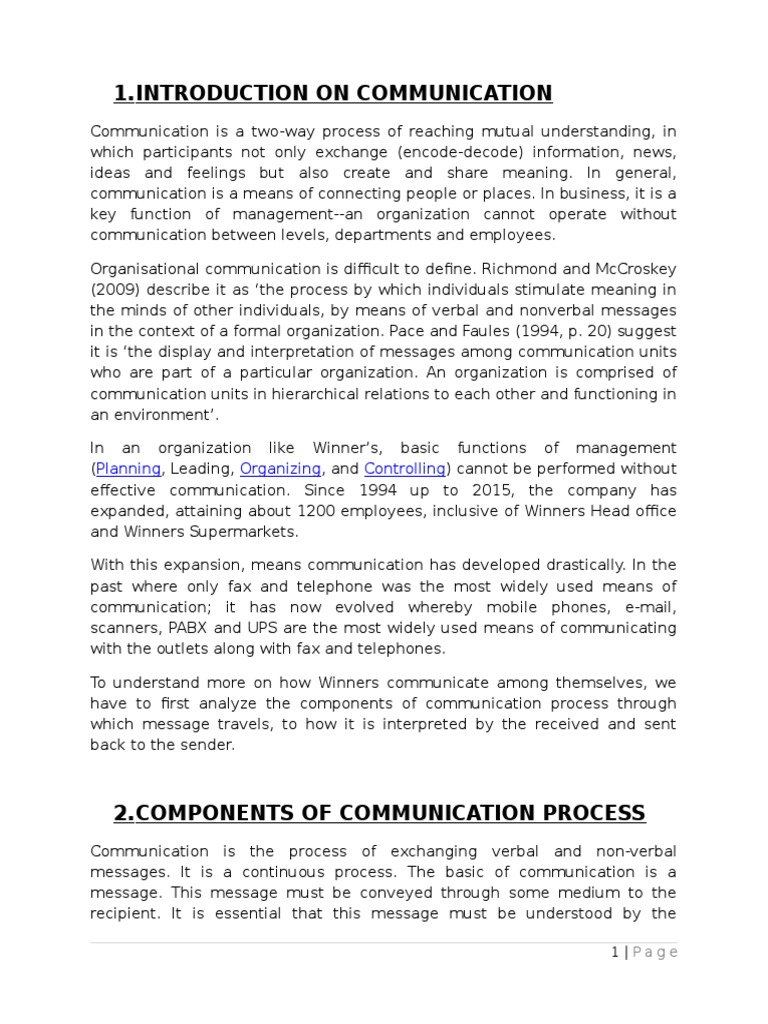 Effective Business Communication | PDF | Hierarchy | Communication