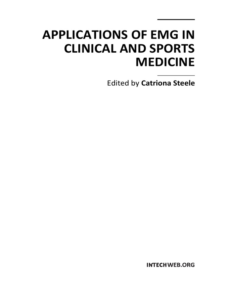 Applications of EMG in Clinical and Sports Medicine | PDF ...
