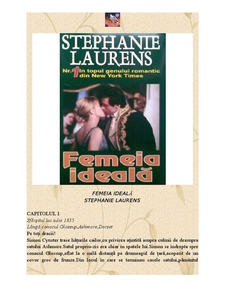 Stephanie Laurens Femeia Ideala Cynster Family Saga 11 | PDF