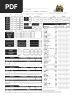 MI - D20 Modern Character Sheet | Role Playing Games | Role Playing