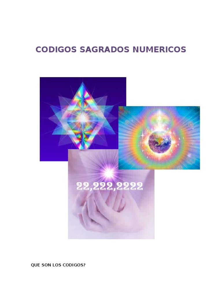 Codigos Sagrados Numericos | PDF | Telómero | Amor