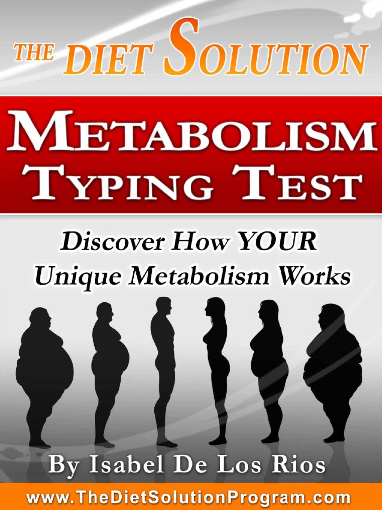 The Diet Solution Metabolic Typing Test | PDF | Eating | Dieting