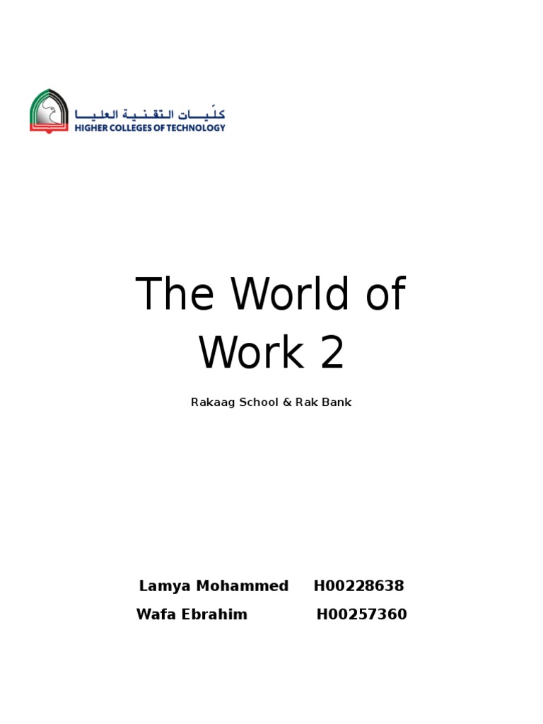 The World of Work 2 | PDF