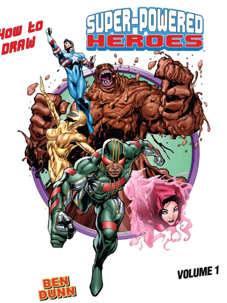 How To Draw Super-Powered Heroes Vol. 1 | PDF | Pen | Perspective ...