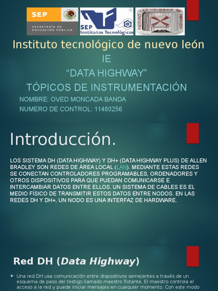 Data Highway | PDF | Ascii | Protocolos de comunicaciones