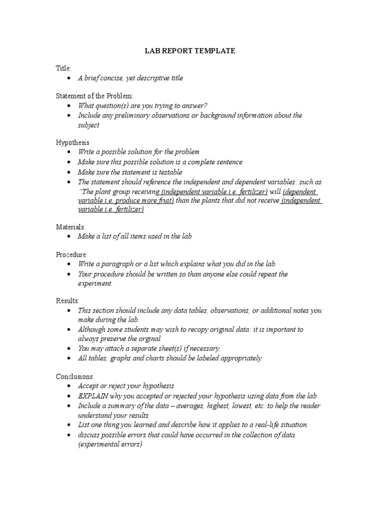  Lab Hypothesis A Strong Hypothesis 2019 01 26