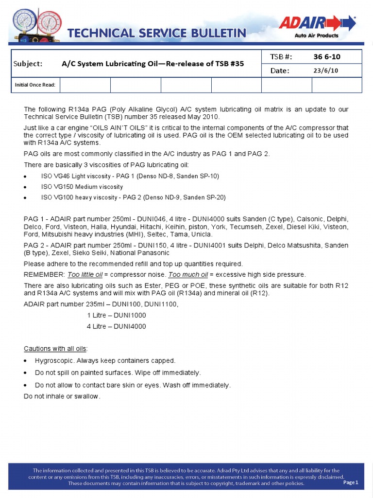 Compressor Oil Types Revision | PDF | Industries | Liquids