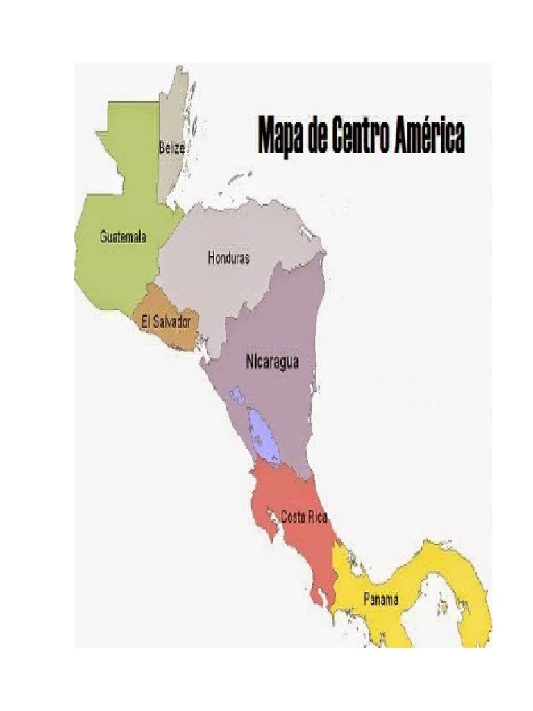 Mapa de Centro America | PDF