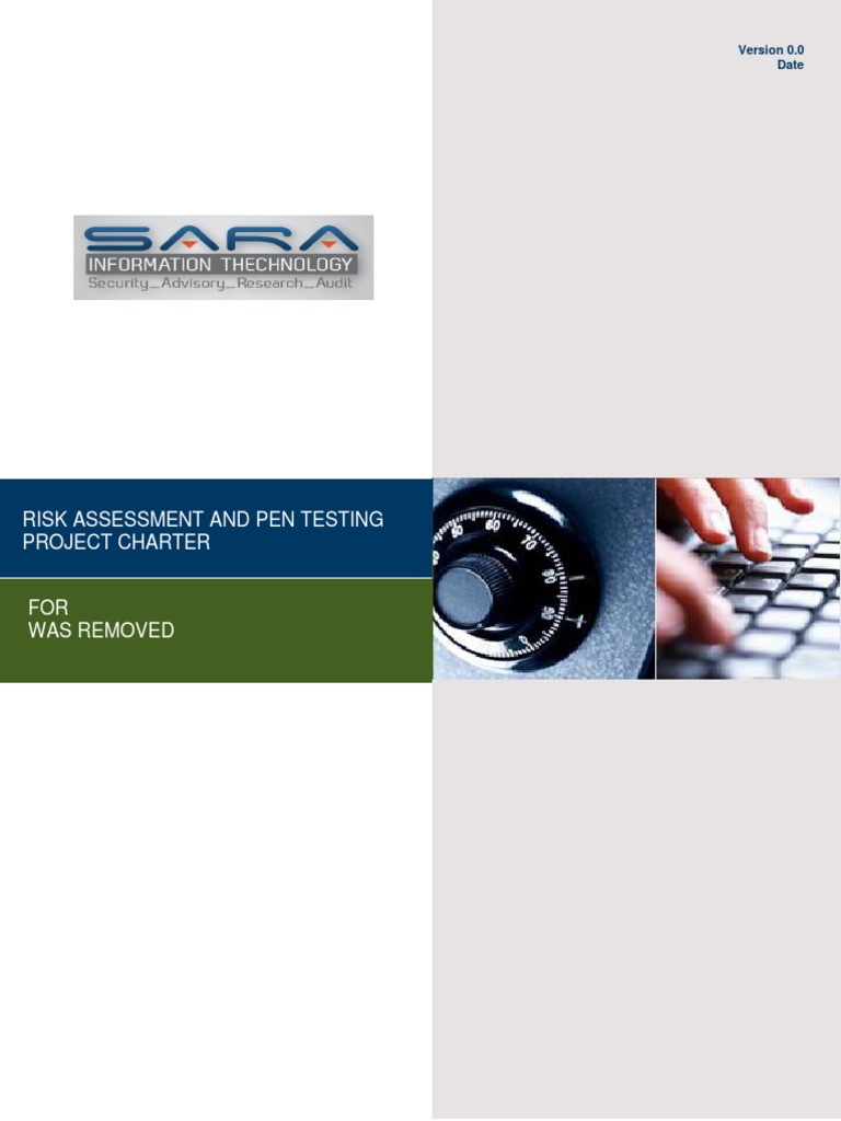 Risk Assessment & Pen Testing Charter | PDF | Vulnerability (Computing ...