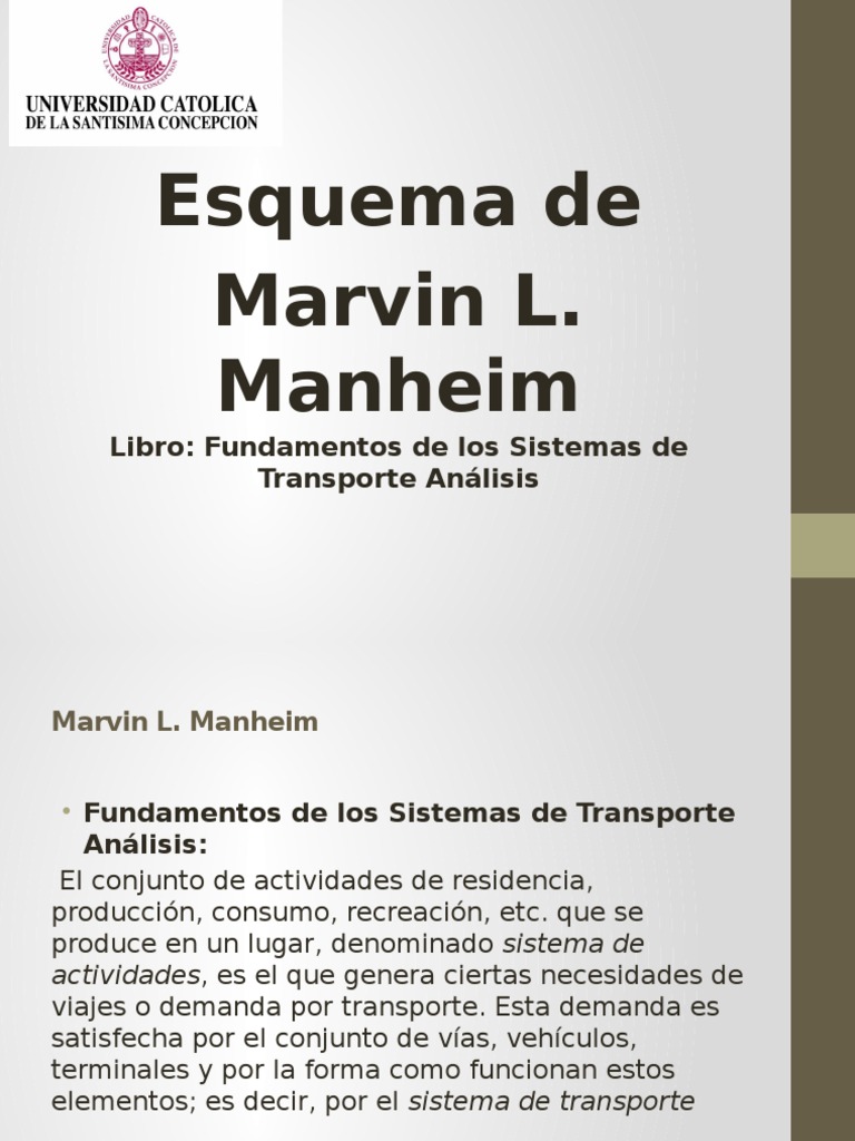 Esquema de Transporte de Manheim | PDF