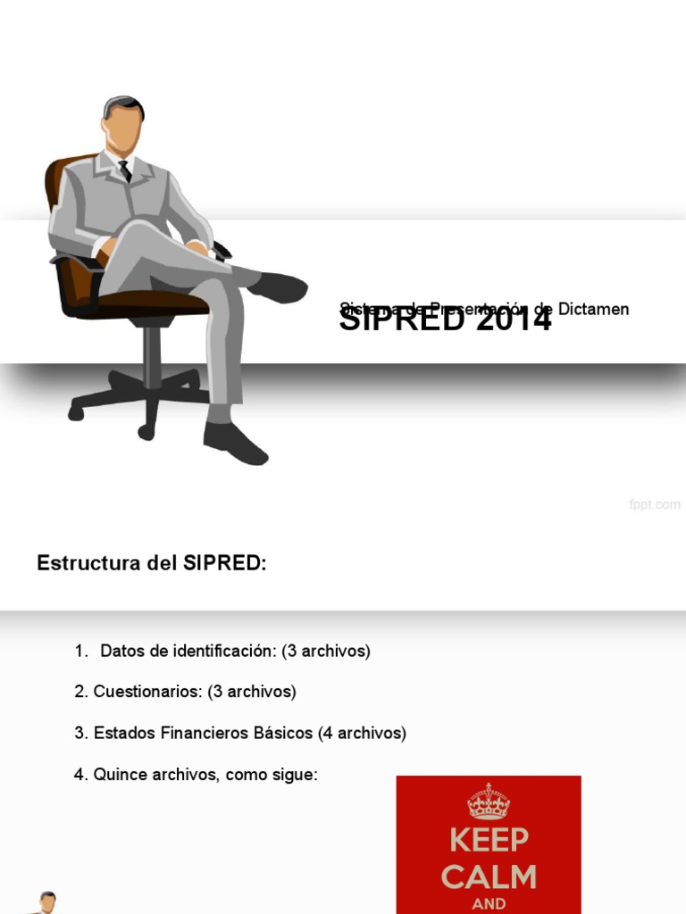 Estructura del SIPRED 2014 | PDF | Impuestos | Business