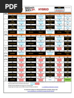 Tapout XT Body Beast p90x and Insanity Hybrid Workout Schedule 2 | PDF ...