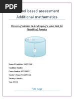 Csec Mathematics Sba Outline