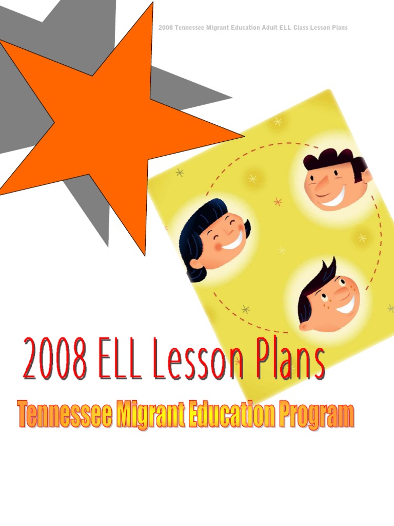 2008 Tennessee Migrant Education Adult ELL Class Lesson Plans | PDF ...