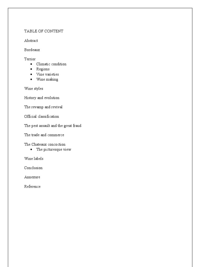 Final Assignment BORDEAUX WINE | PDF | Vitis | Wine