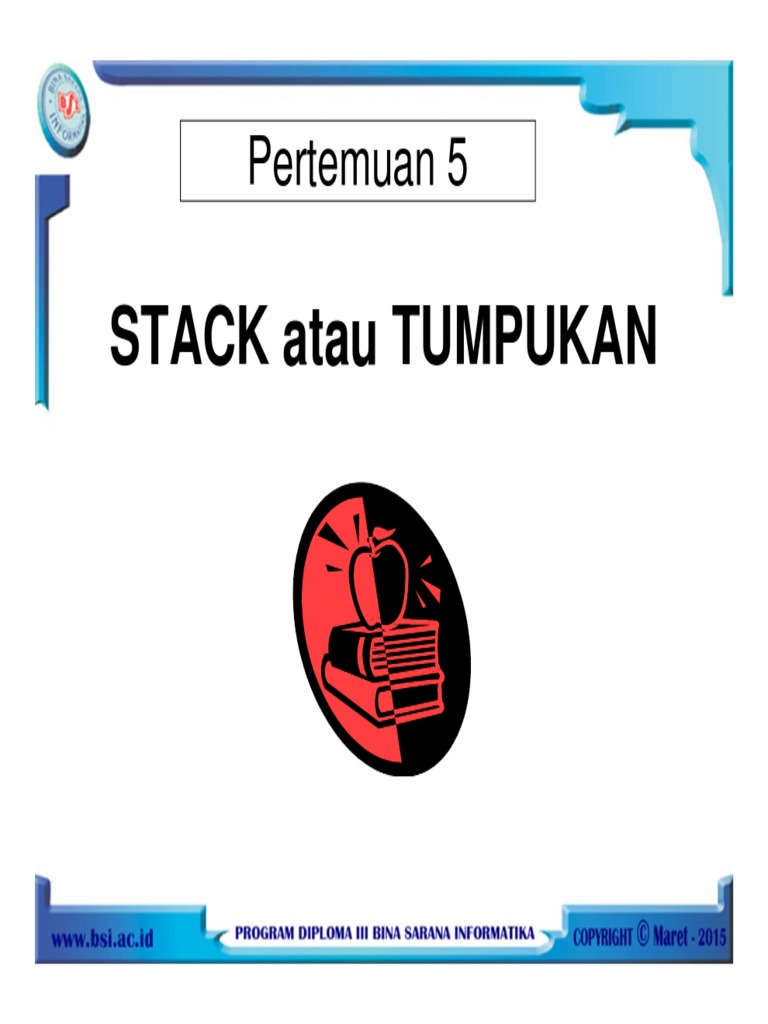 Panduan Dasar Stack dan Operasinya | PDF