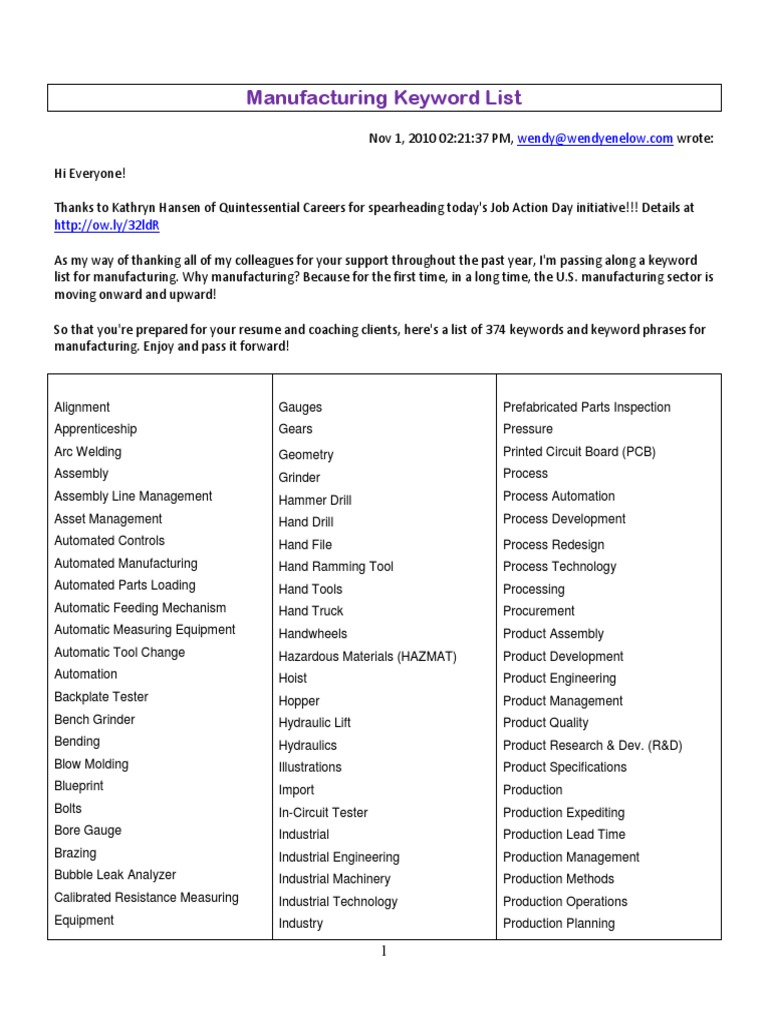 Manufacturing Keyword List | PDF | Computer Aided Design | Engineering