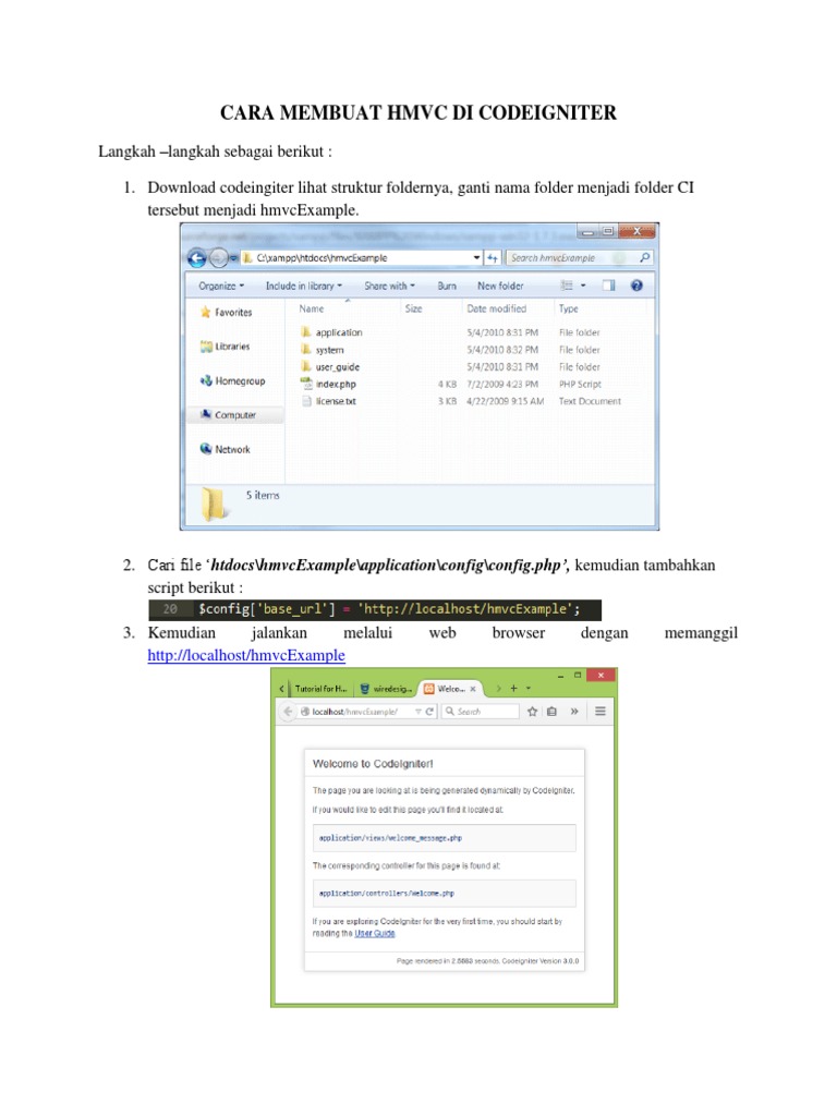 Cara Membuat HMVC Di Codeigniter | PDF | Bisnis