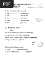 Welcome 1 Test 1 | PDF