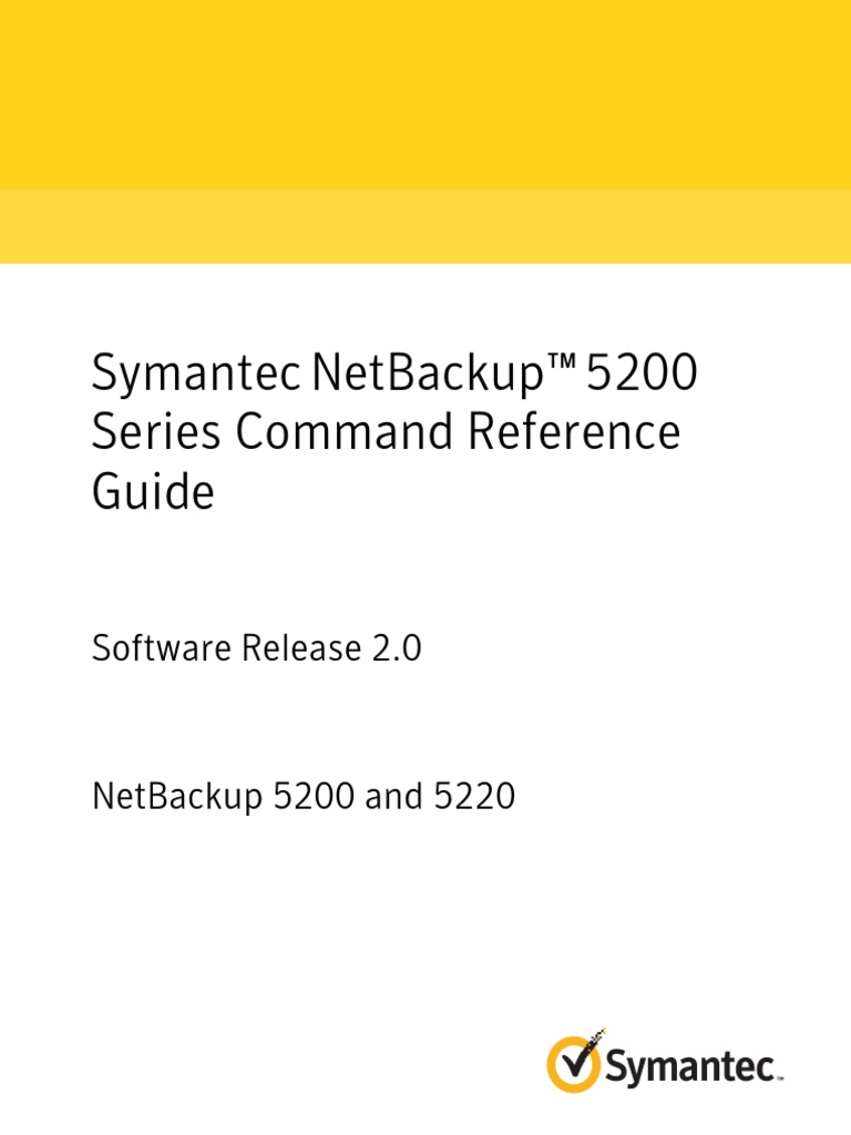 Netbackup Classic Appliance Commands Pdf Command Line Interface Technical Support 