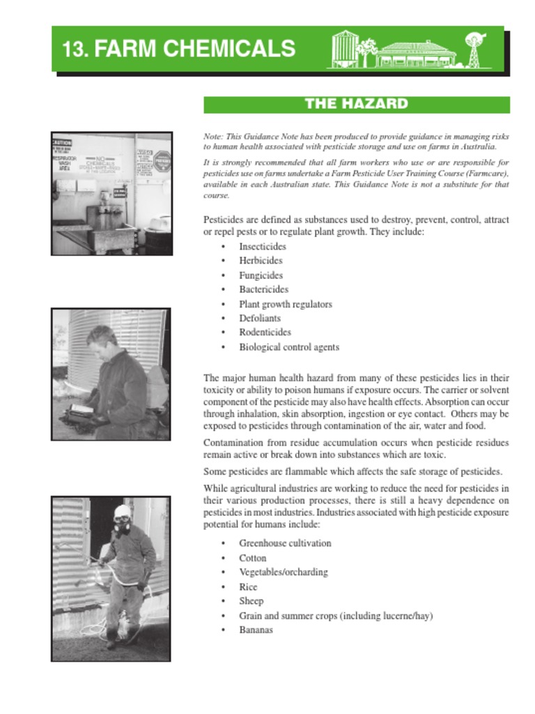 Farm Chemicals | PDF | Pesticide | Occupational Safety And Health