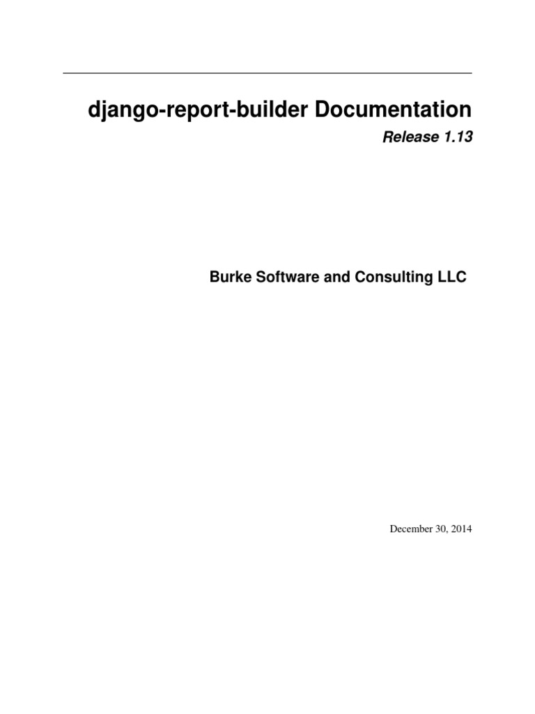 django-report-builder.pdf | Tab (Gui) | Object Relational Mapping