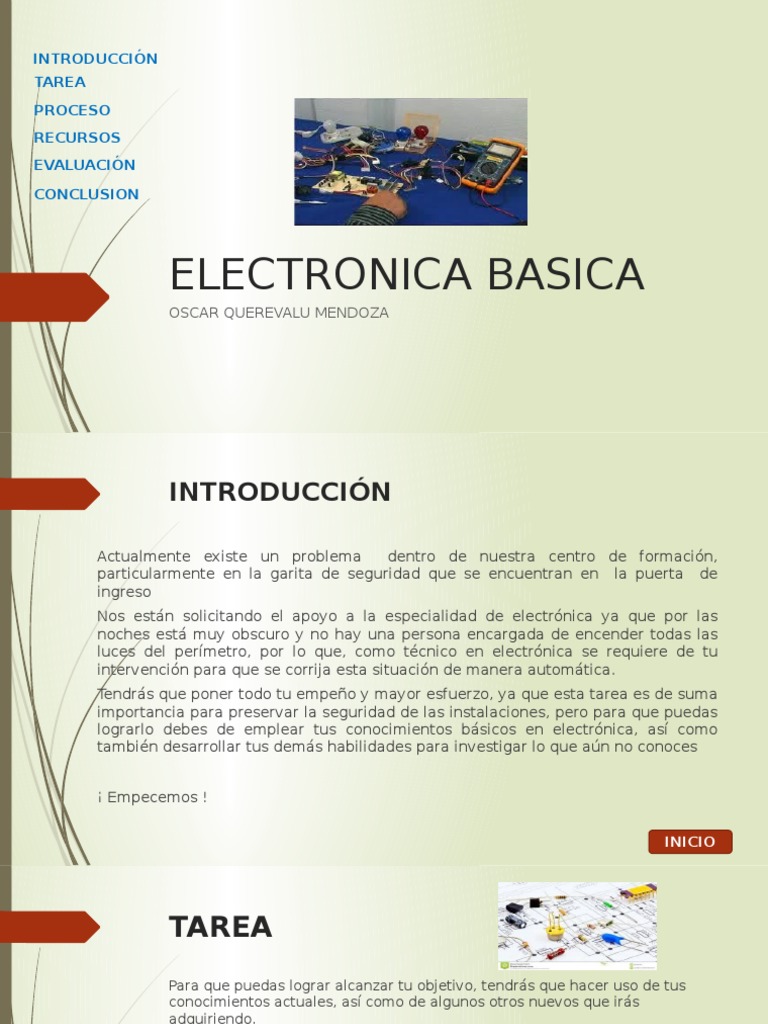 Electronica Basica | PDF | Electrónica | Resistencia Eléctrica y ...