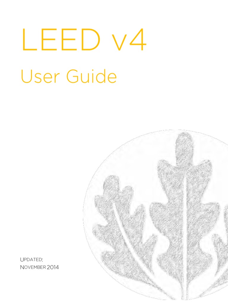 Ebook Leed v4 User Guide | PDF | Leadership In Energy And Environmental ...
