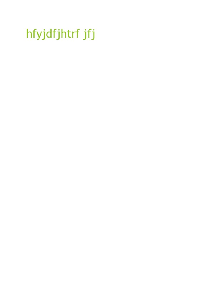 Hfyjdfjhtrf JFJ | PDF