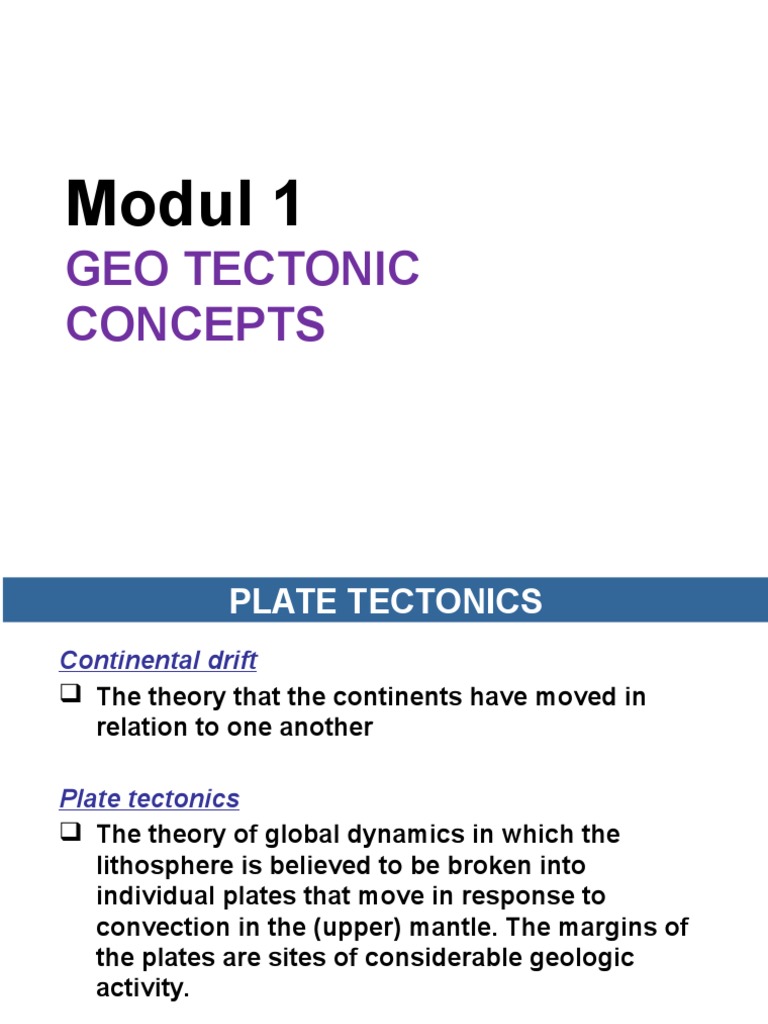 Geotectonic Concepts | PDF | Plate Tectonics | Tectonics